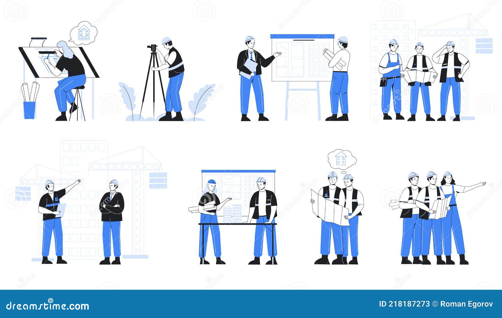 Engineer Or Architect Plastic Drafting Ruler Cartoon Vector ...