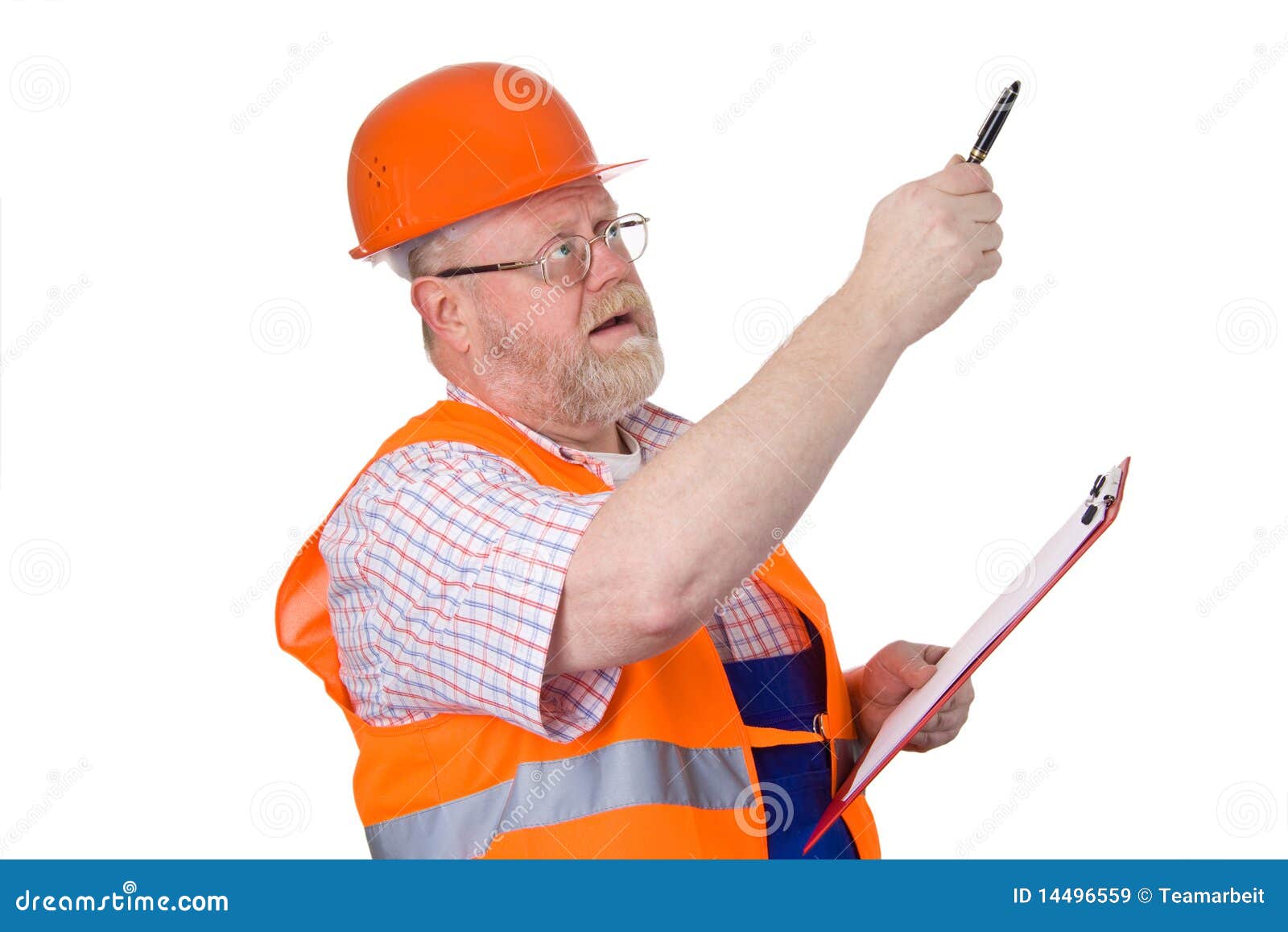 Construction Engineer Giving Instructions Stock Image - Image of ...