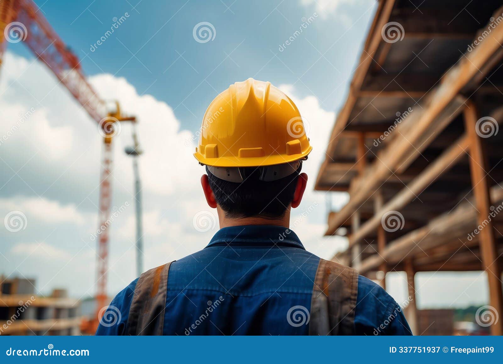 Engineer Looking At Drawings. He Is Puzzled By His Unresolved Question ...