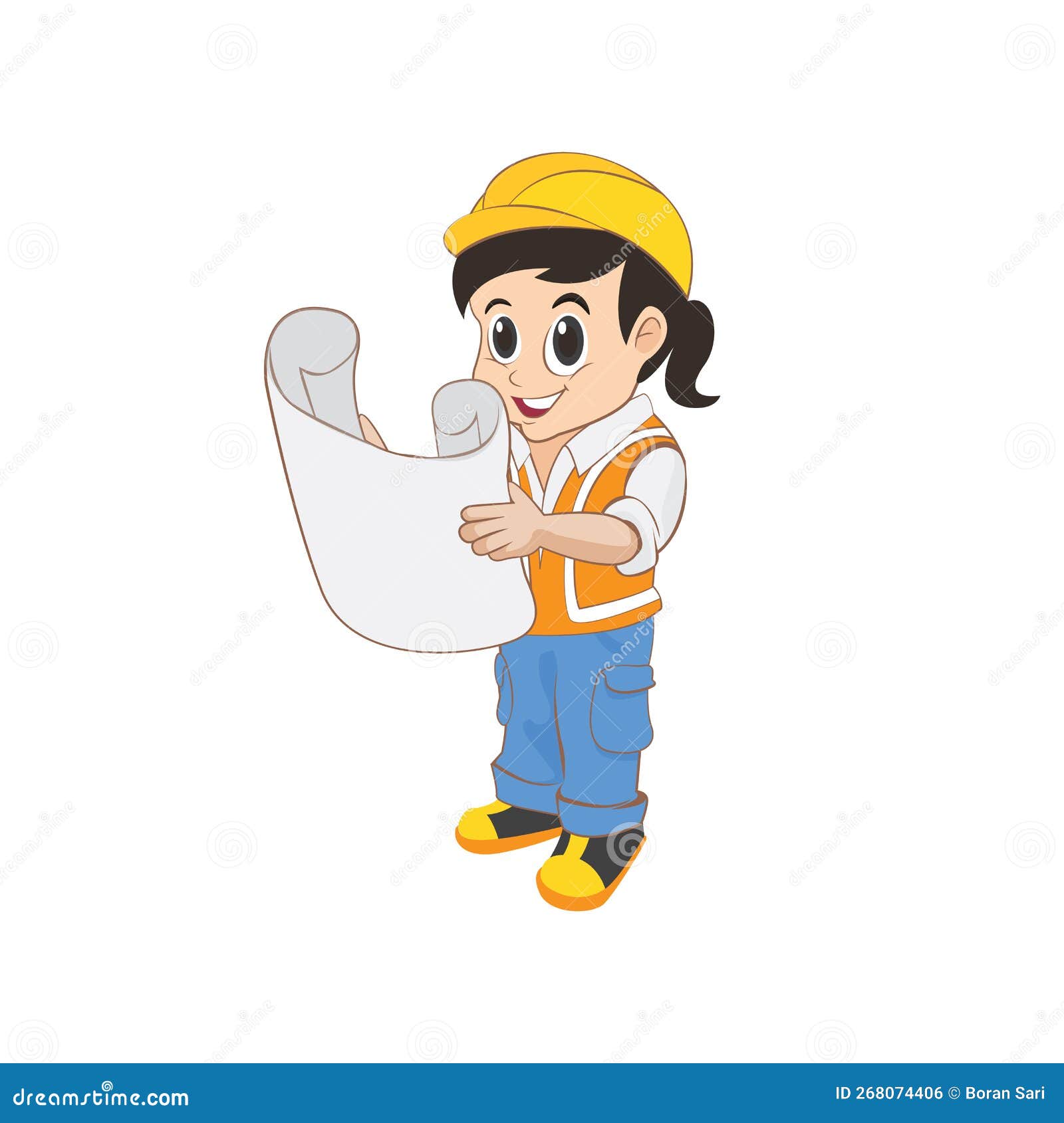 Construction Engineer Mascot Logo Brand, Symbol, Design, Graphic ...