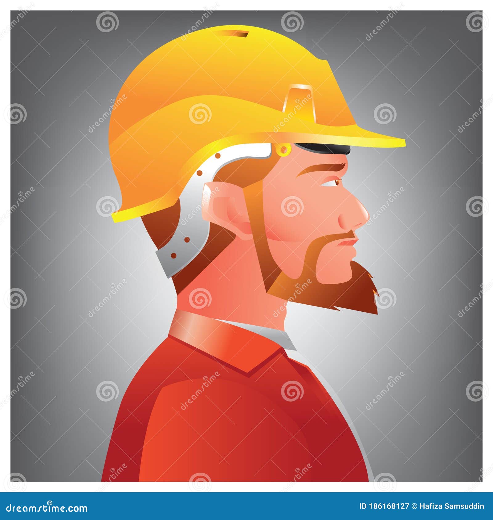 Construction Engineer. Vector Illustration Decorative Design Stock ...