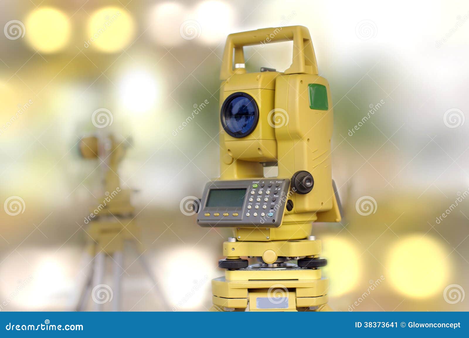 Construction and Engineering Tool, Total Station Stock Image - Image of ...