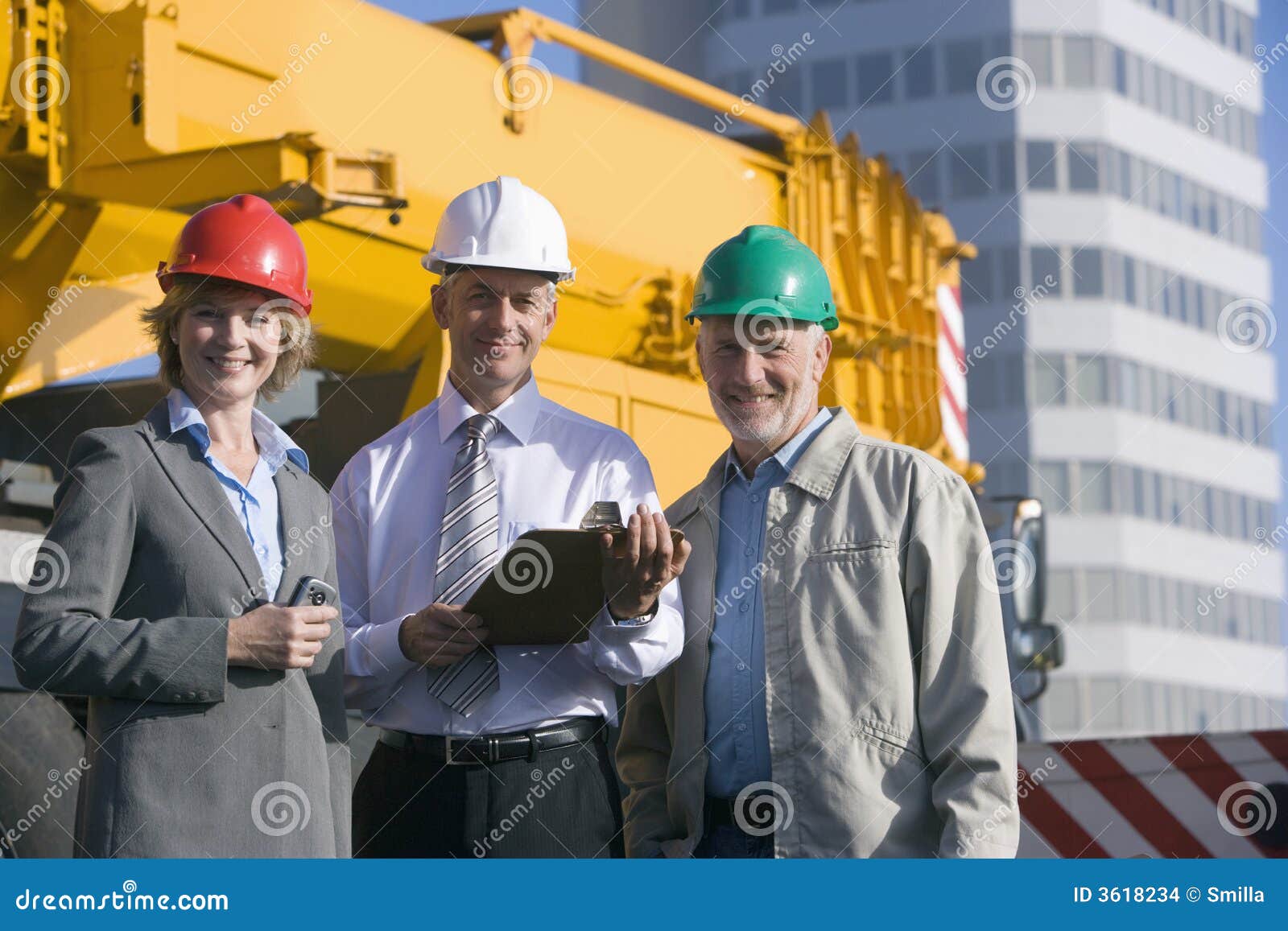 Construction engineers stock photo. Image of team, control - 3618234