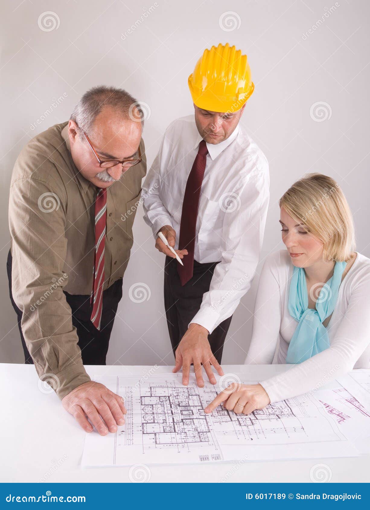 Construction engineers stock image. Image of mature, boss - 6017189