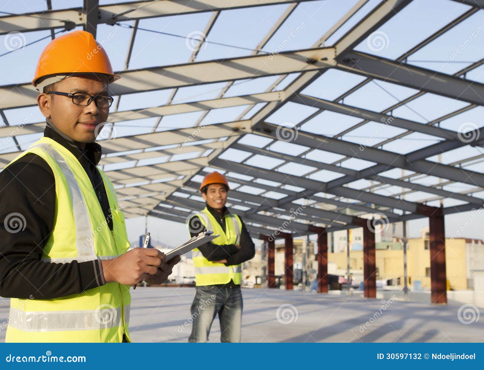 Construction engineers stock photo. Image of partner - 30597132