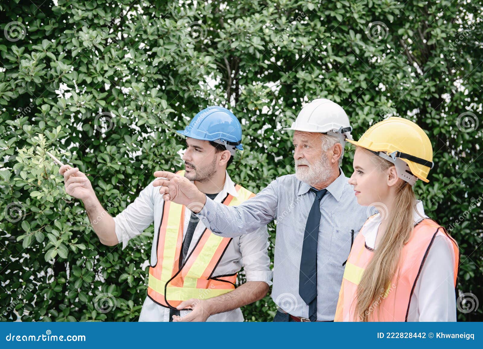 Construction Engineers Team are Discussion and Brainstorming for ...