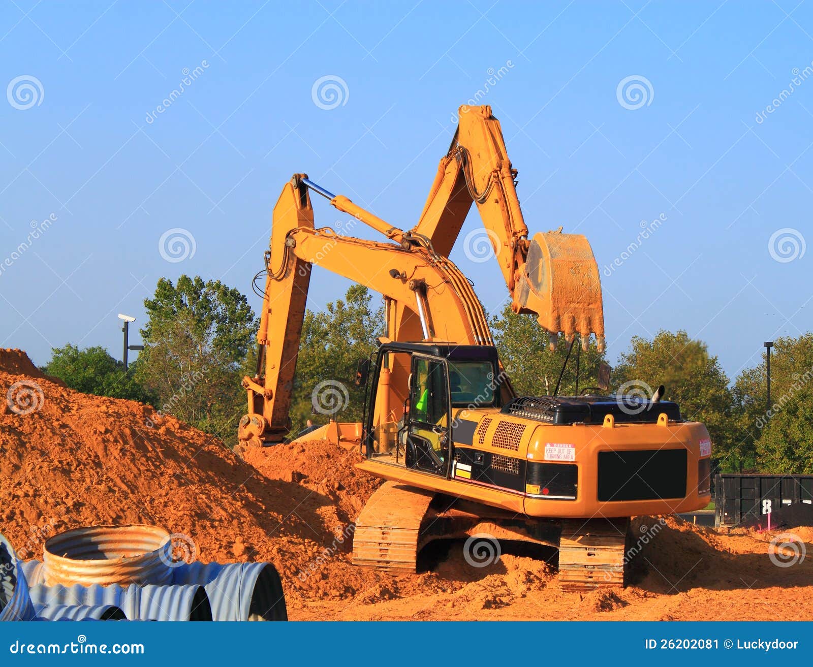Construction Equipment stock image. Image of moving, industry - 26202081