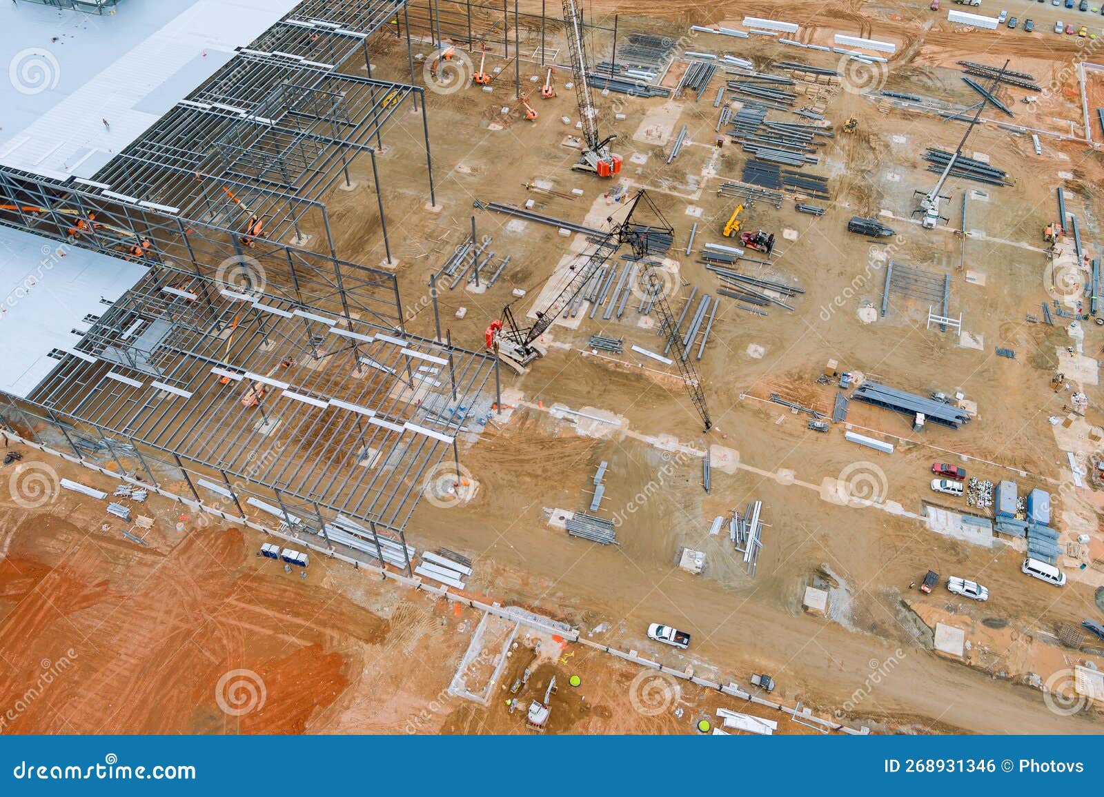 The Construction Equipment that is Being Used To Construct a ...