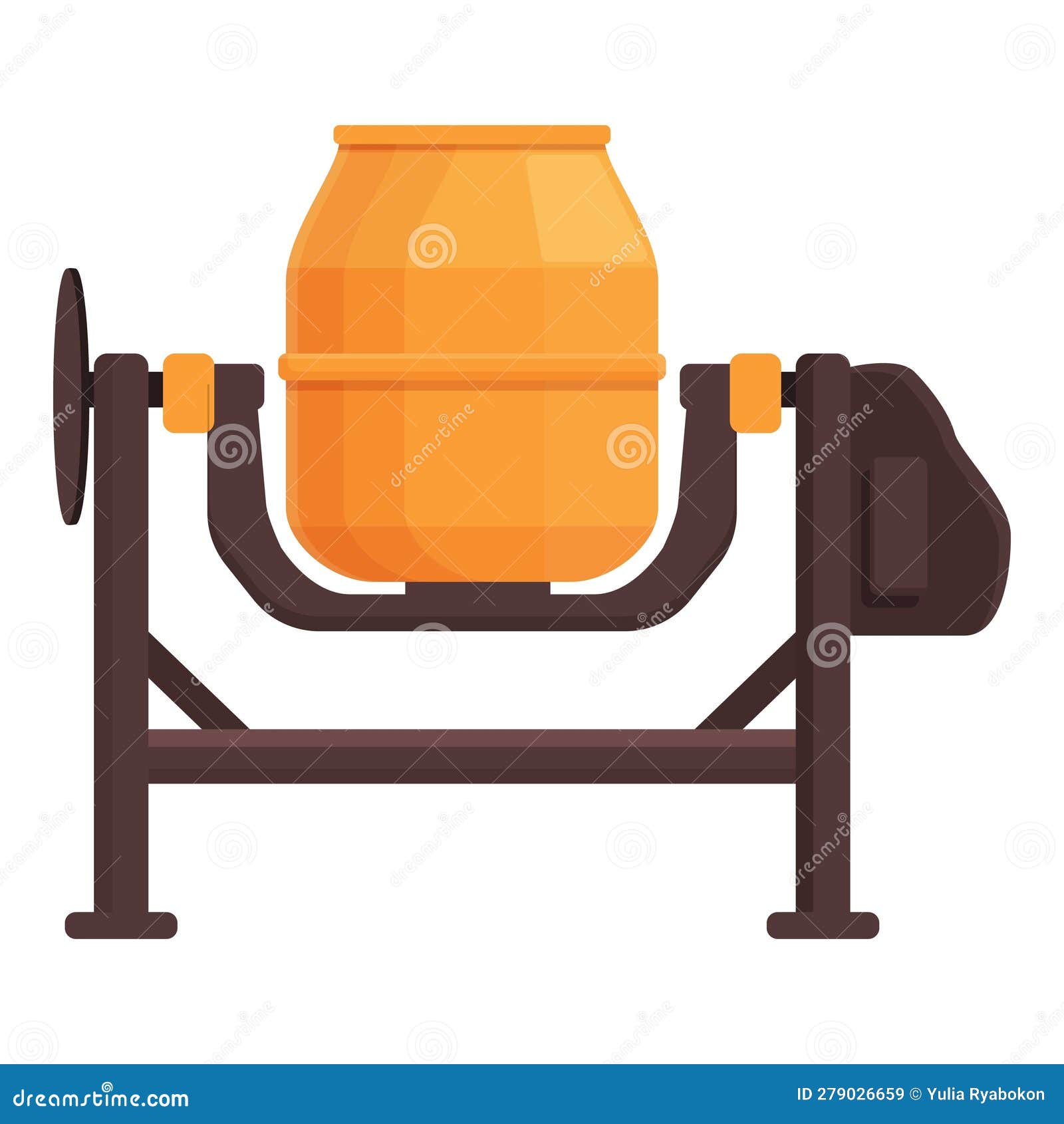 Construction Equipment Icon Cartoon Vector. Building Work Stock Vector ...