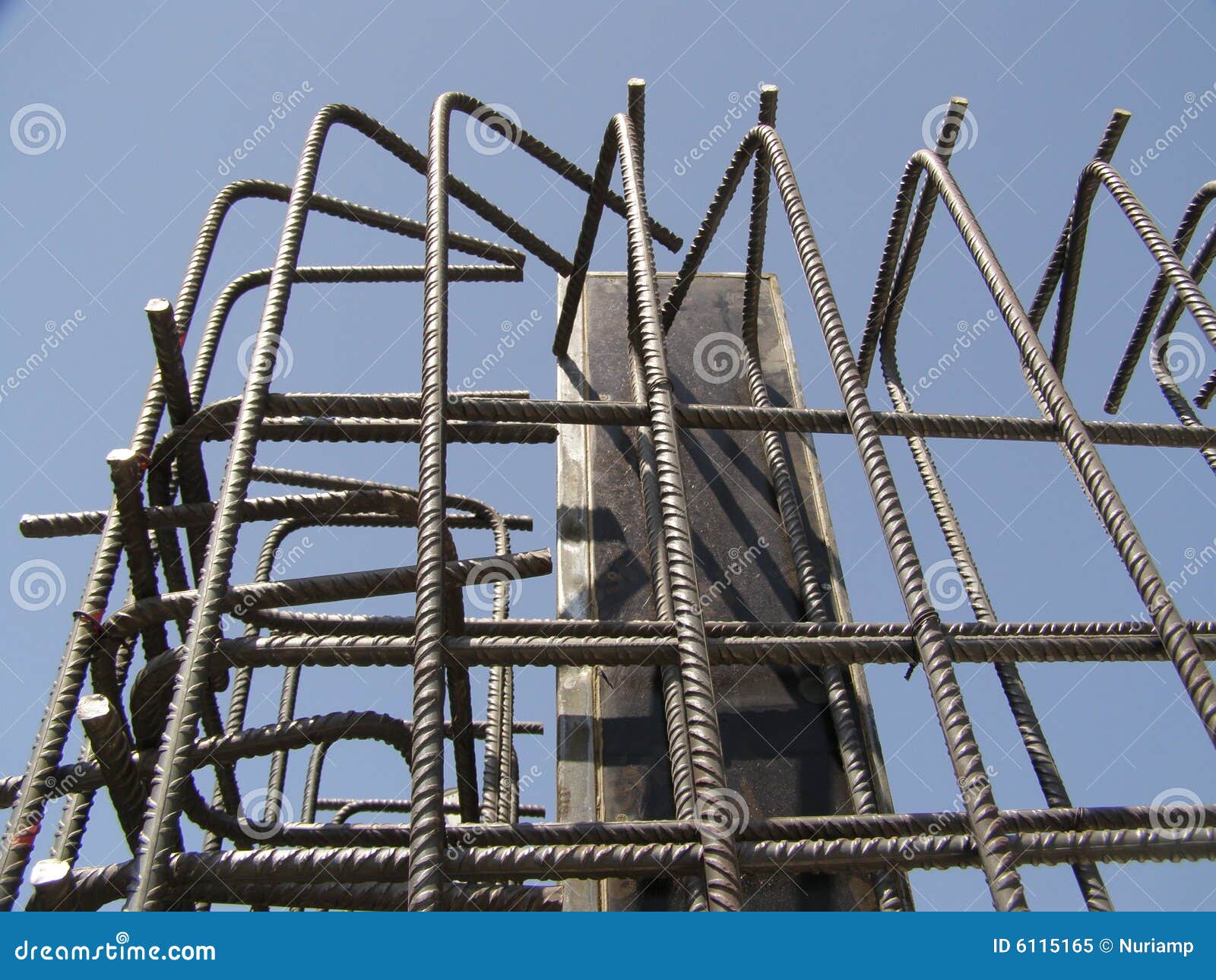 Construction falsework stock image. Image of building - 6115165