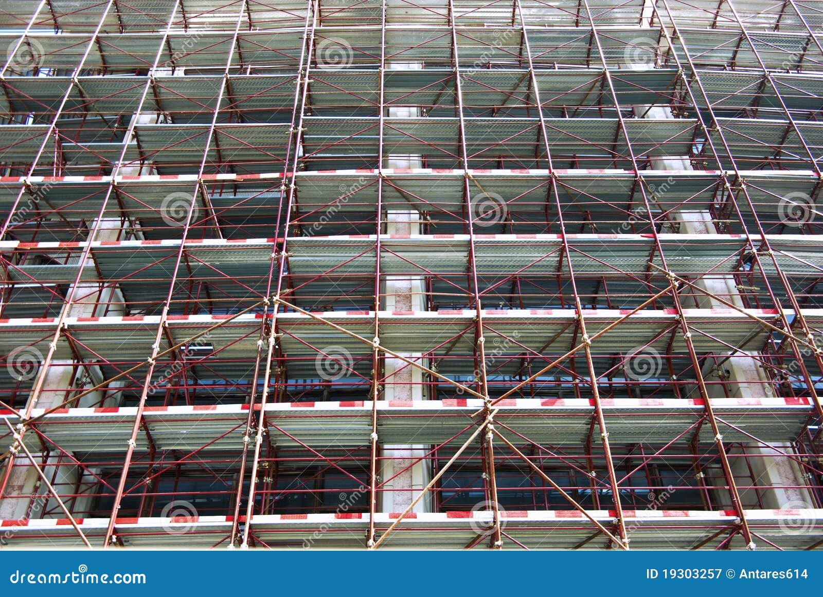 Construction fence stock image. Image of iron, steel - 19303257