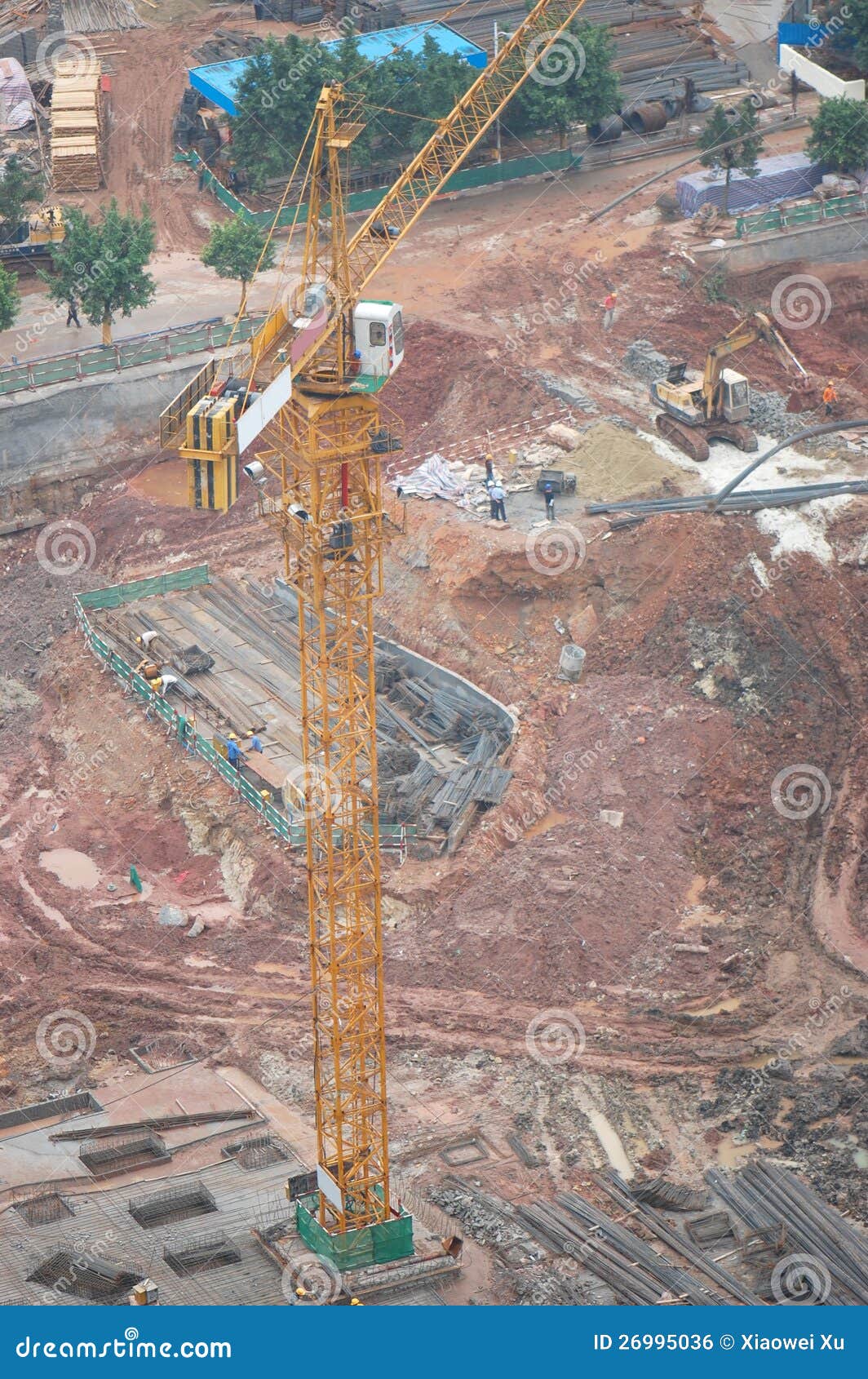 The construction field stock photo. Image of development - 26995036