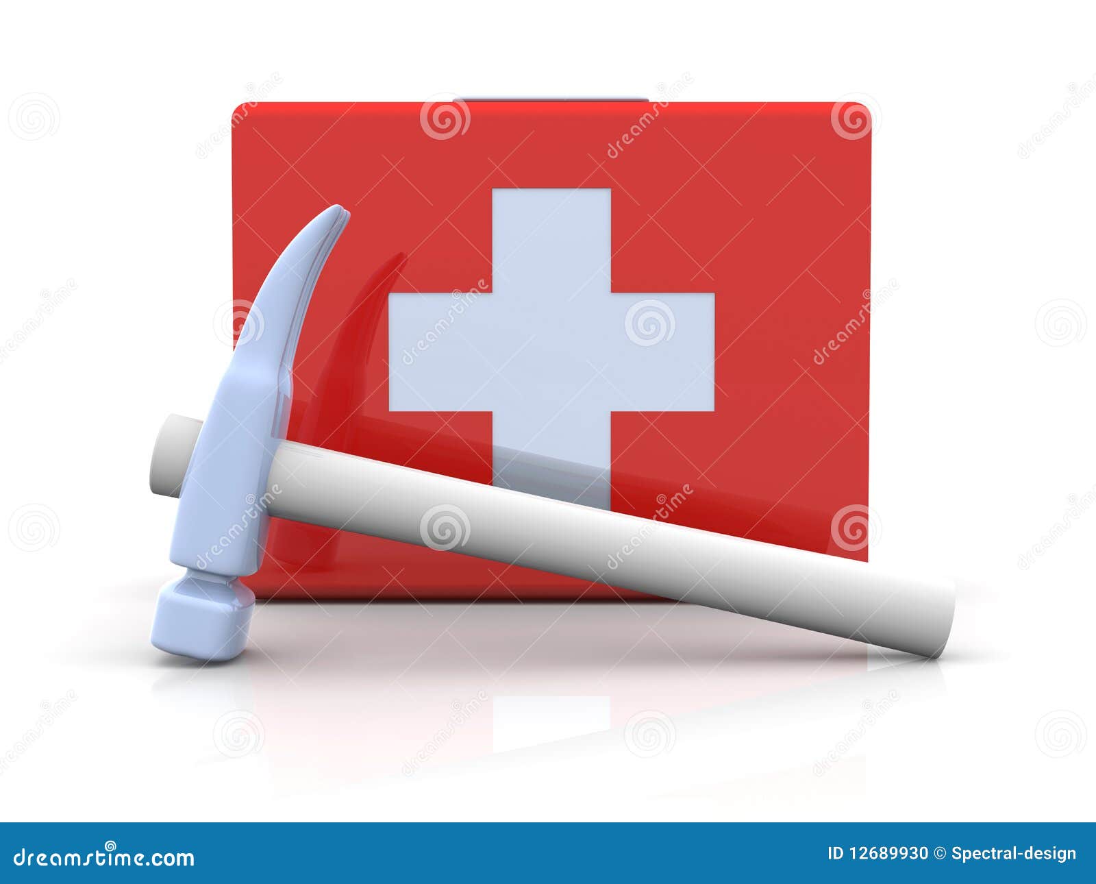 Construction First aid stock illustration. Illustration of container ...