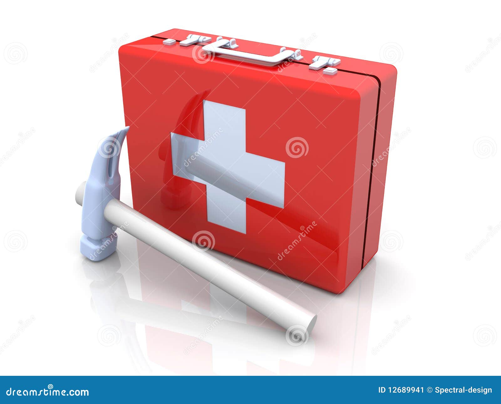 Construction First aid stock illustration. Illustration of protection ...