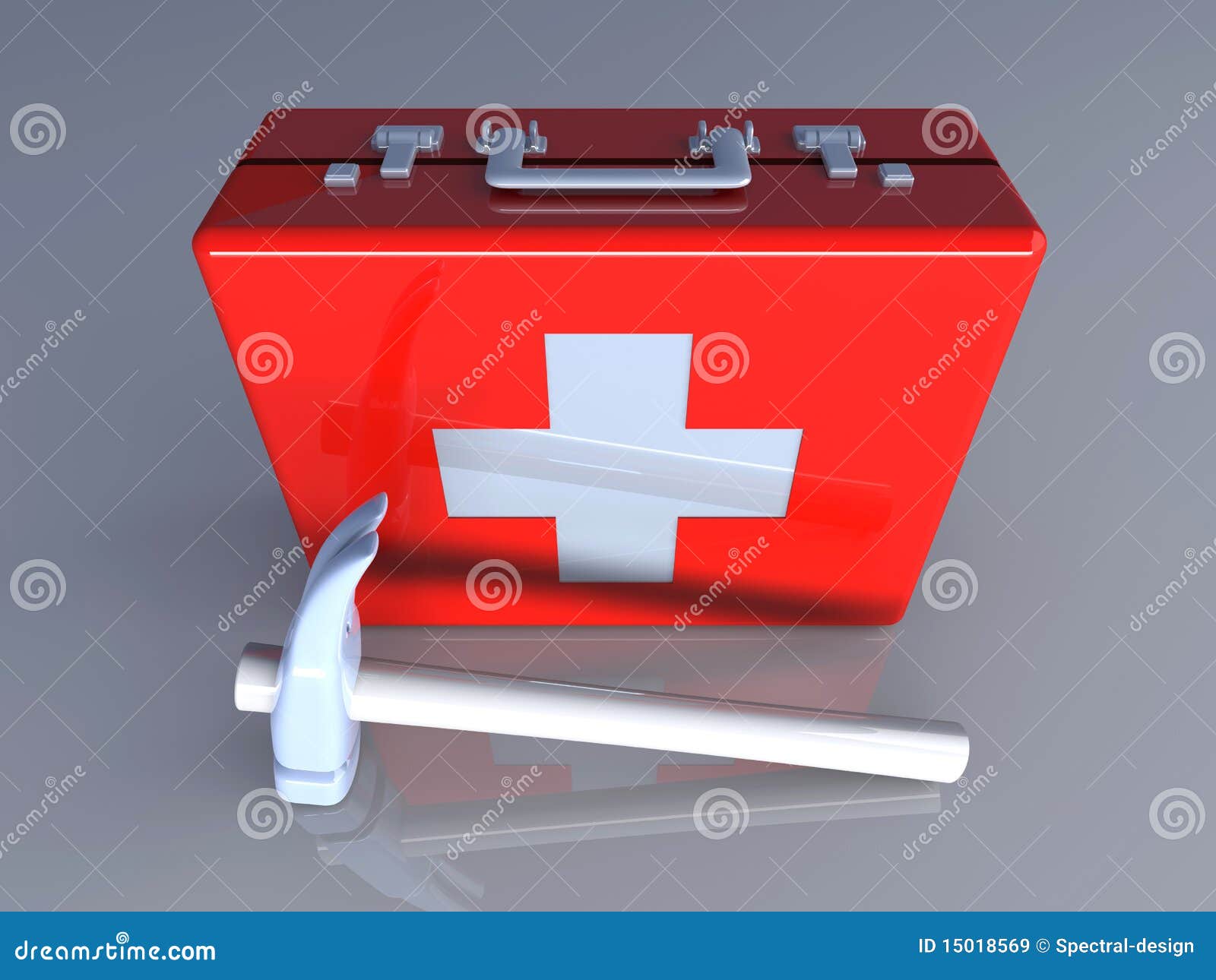 Construction First aid stock illustration. Illustration of precaution ...