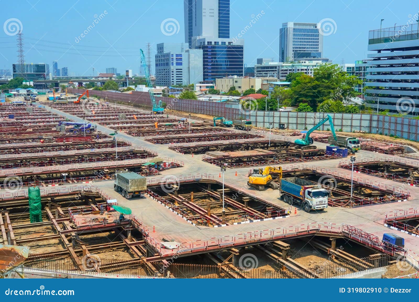 Construction First Floor Based Cement, Foundation Supports Future ...