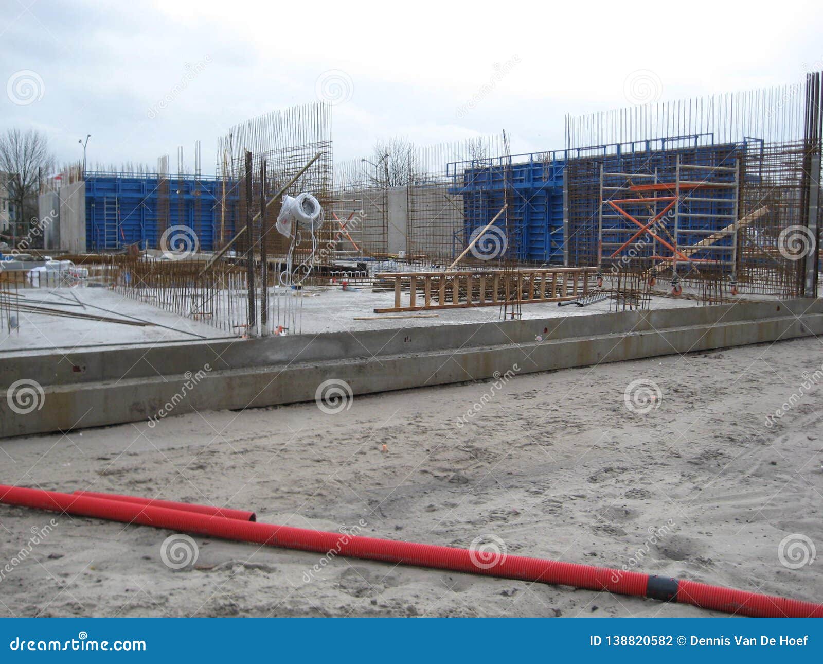 Construction of a flat stock photo. Image of room, engineering - 138820582