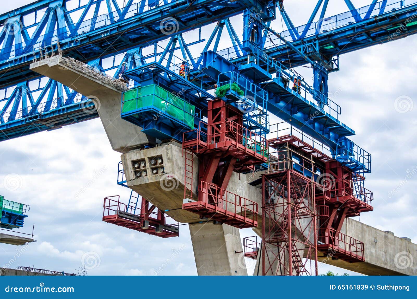 The Construction of Flyovers Stock Image - Image of contractor ...