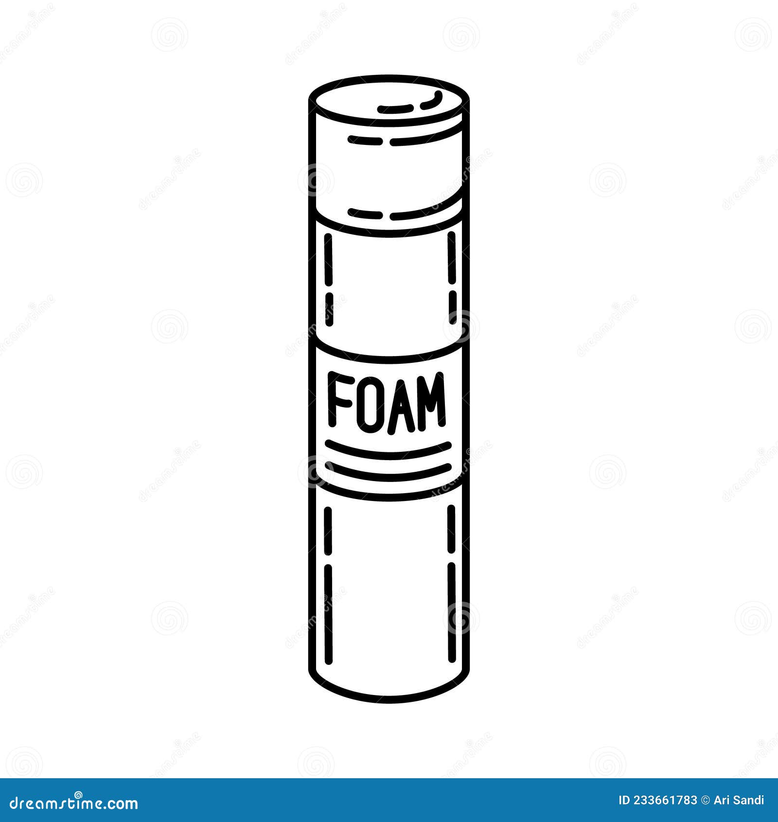 Construction Foam Icon. Doodle Hand Drawn or Outline Icon Style Stock ...