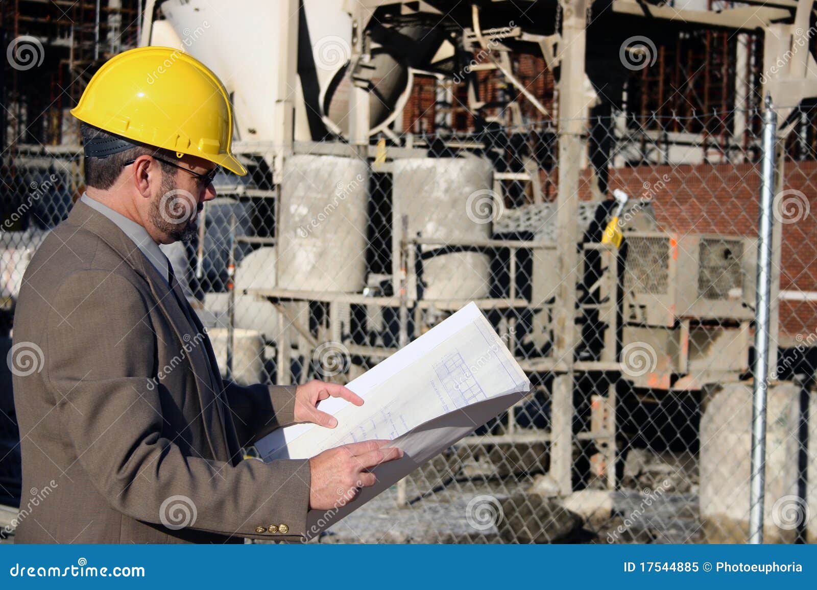 Construction Foreman stock image. Image of construction - 17544885