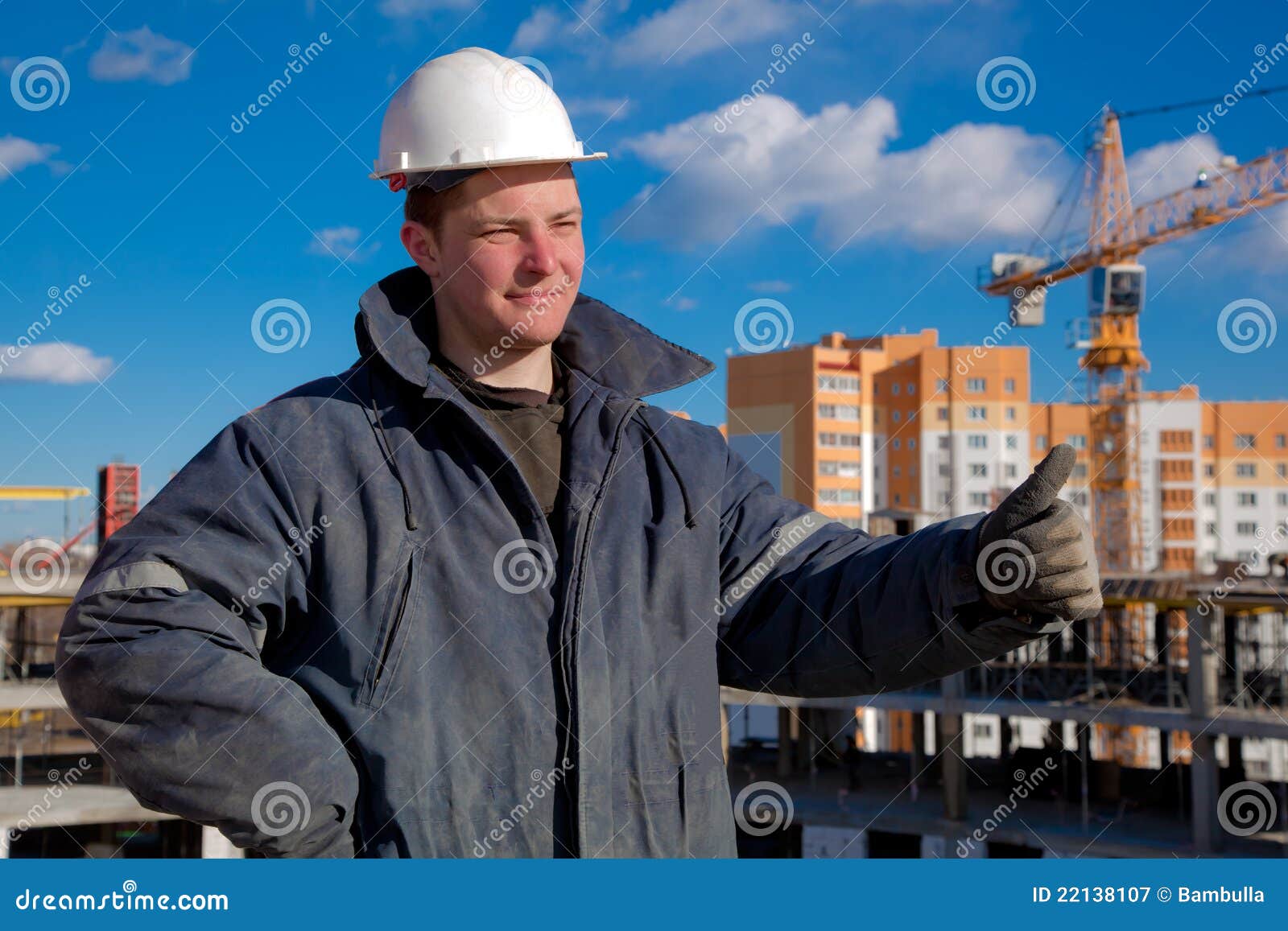Construction Foreman Worker Stock Image - Image of hard, brigadier ...
