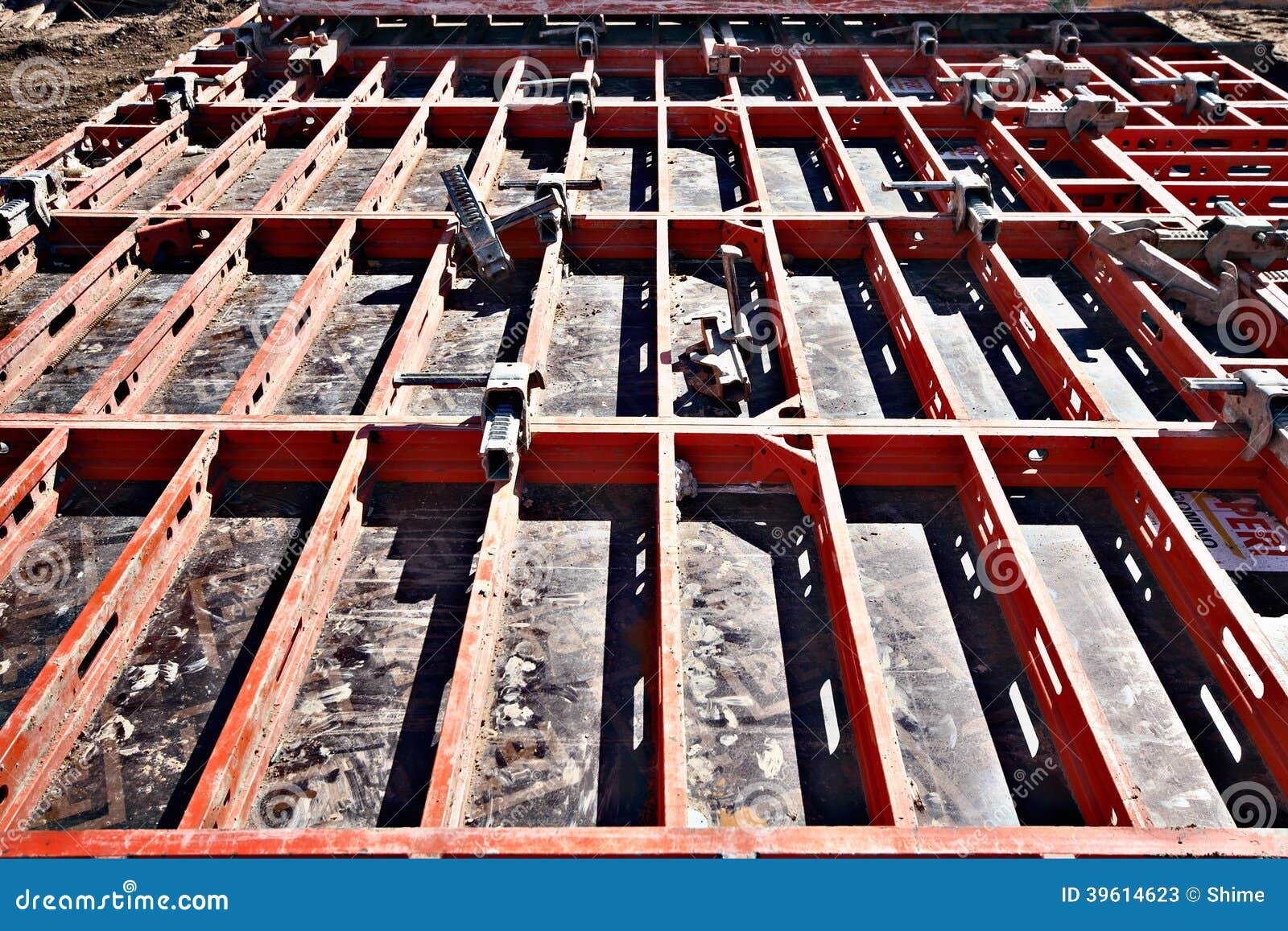 Construction formwork stock image. Image of formwork - 39614623