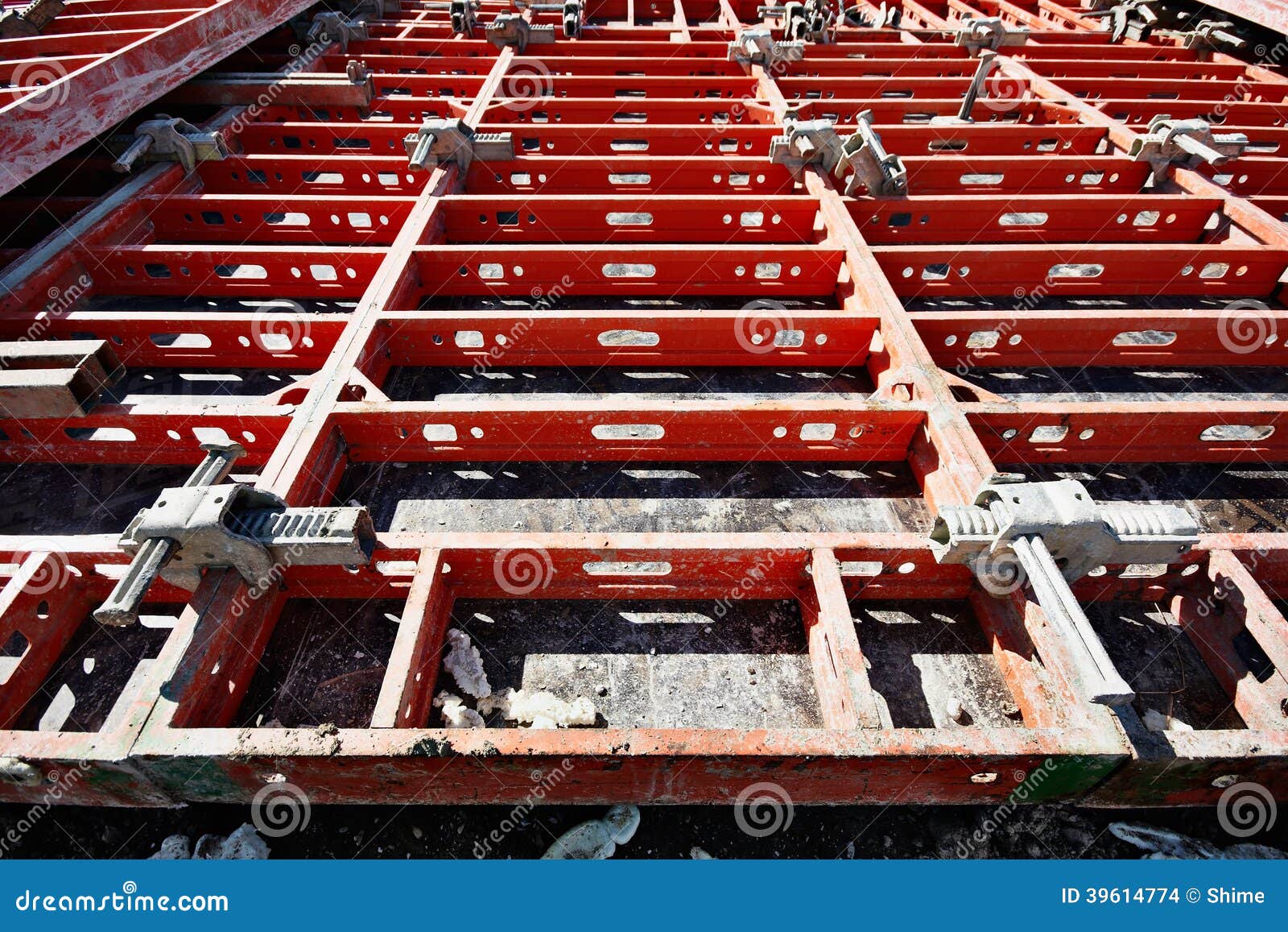 Construction formwork stock photo. Image of casing, foundations - 39614774