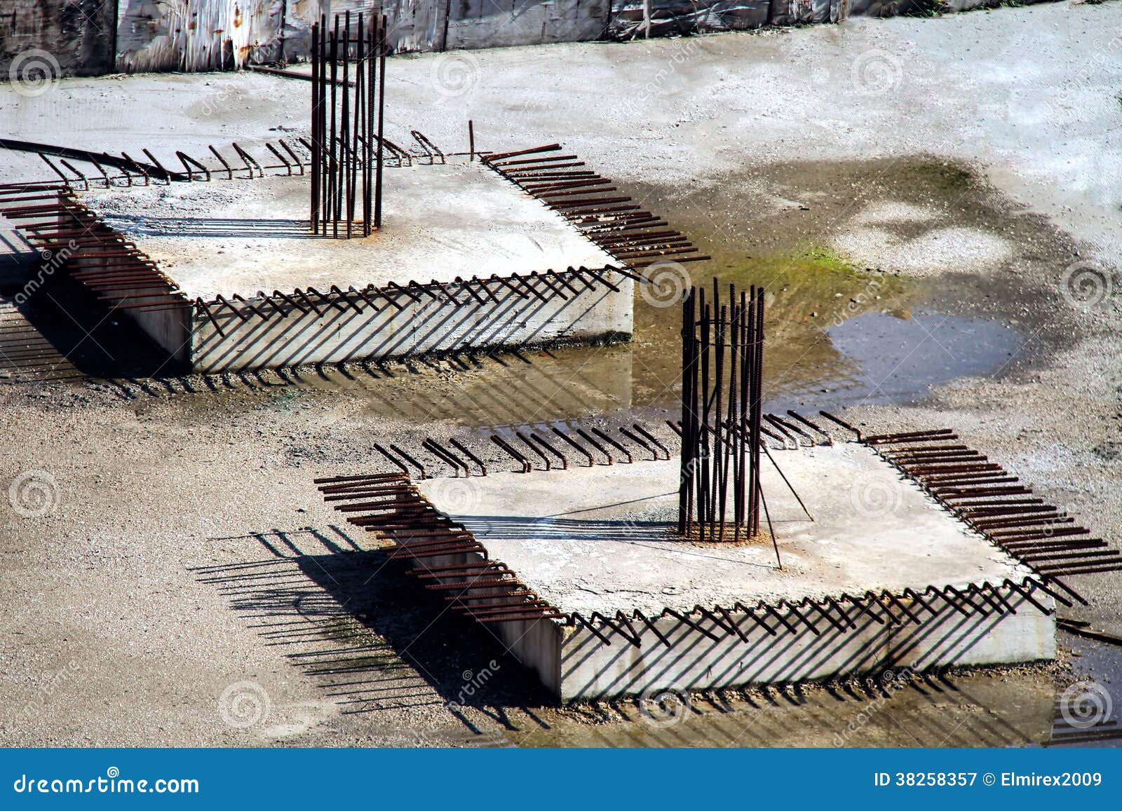 Construction Foundation stock image. Image of industry - 38258357