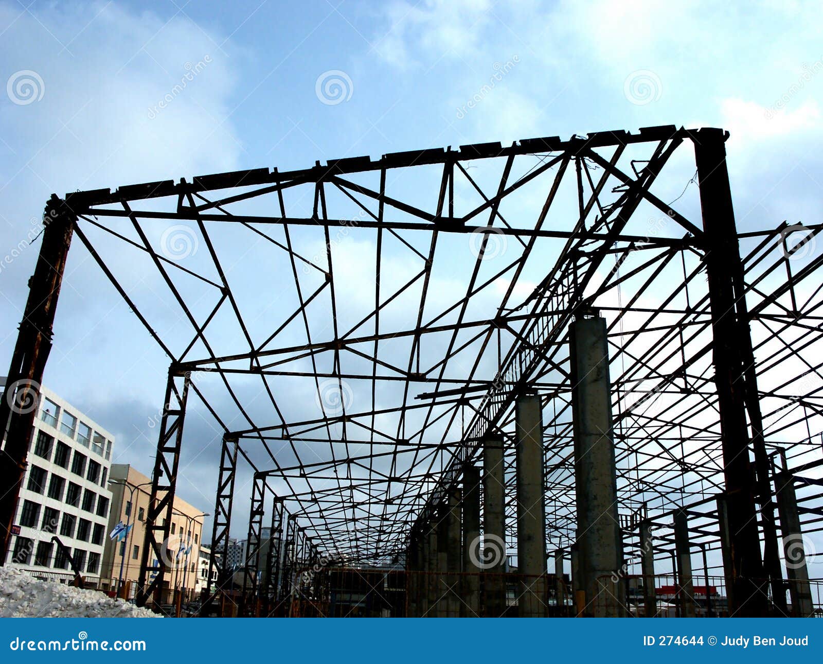 Construction frame stock photo. Image of lines, houses - 274644
