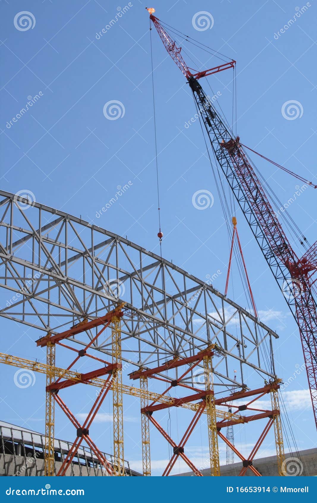 Construction Frame And Crane Stock Photography | CartoonDealer.com ...