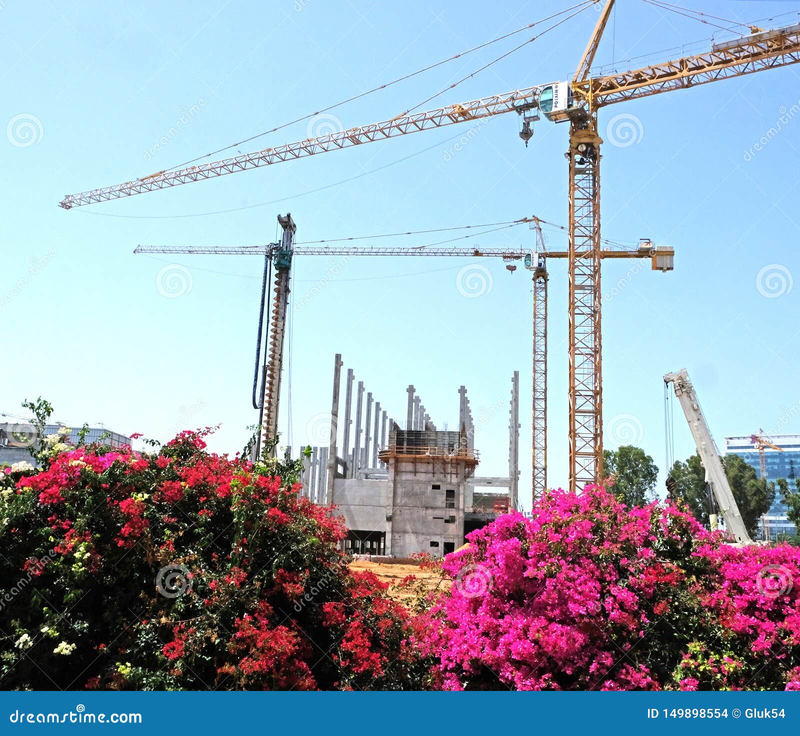 Construction of the Frame of an Industrial Building in the Technical ...