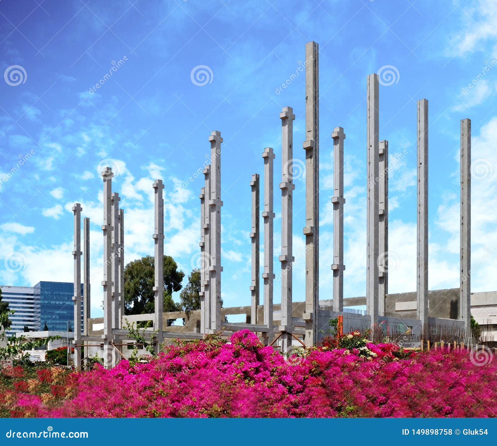 Construction of the Frame of an Industrial Building in the Technical ...