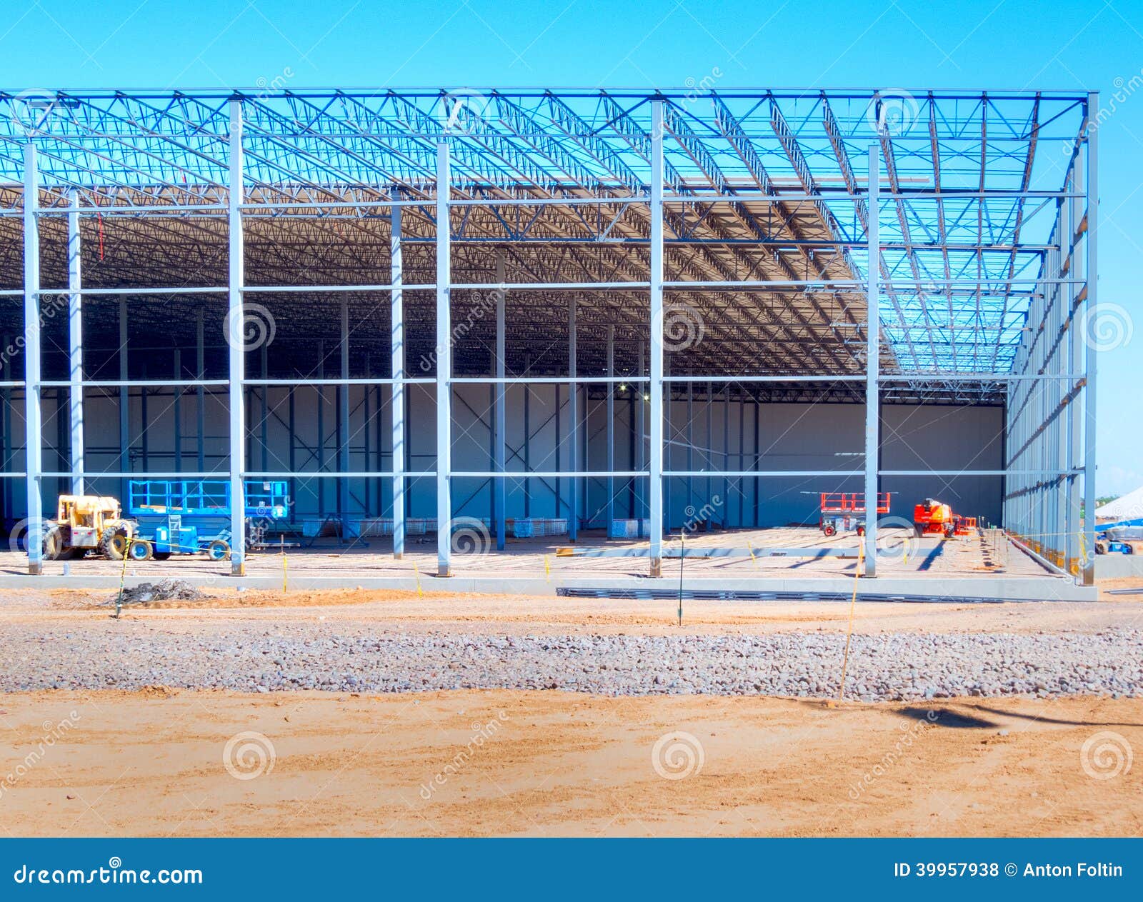 Construction stock photo. Image of warehouse, architecture - 39957938
