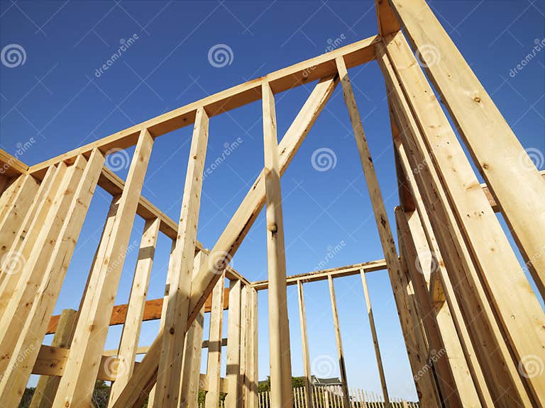 Construction frames. stock photo. Image of lumber, structures - 3470434