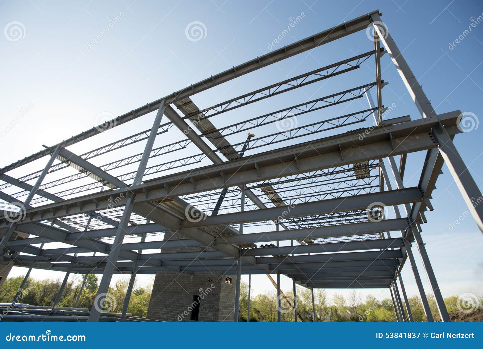 Construction Framework stock image. Image of elevator - 53841837