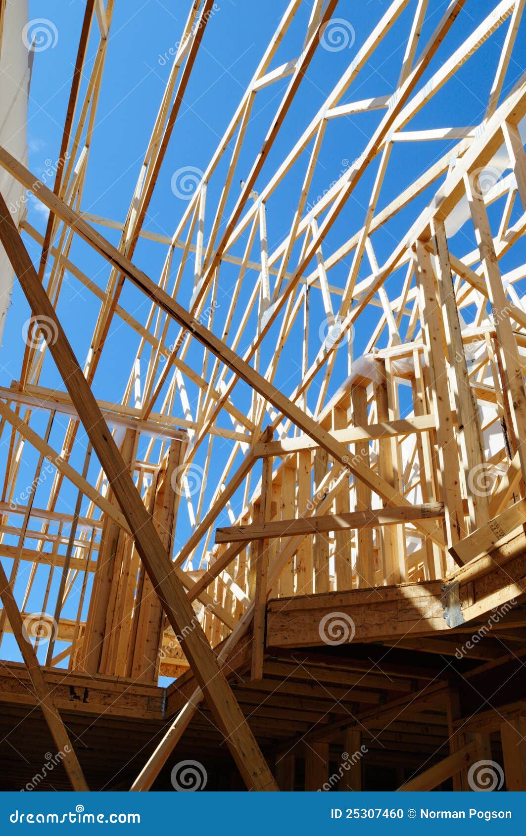 Construction Framing stock photo. Image of framing, timber - 25307460