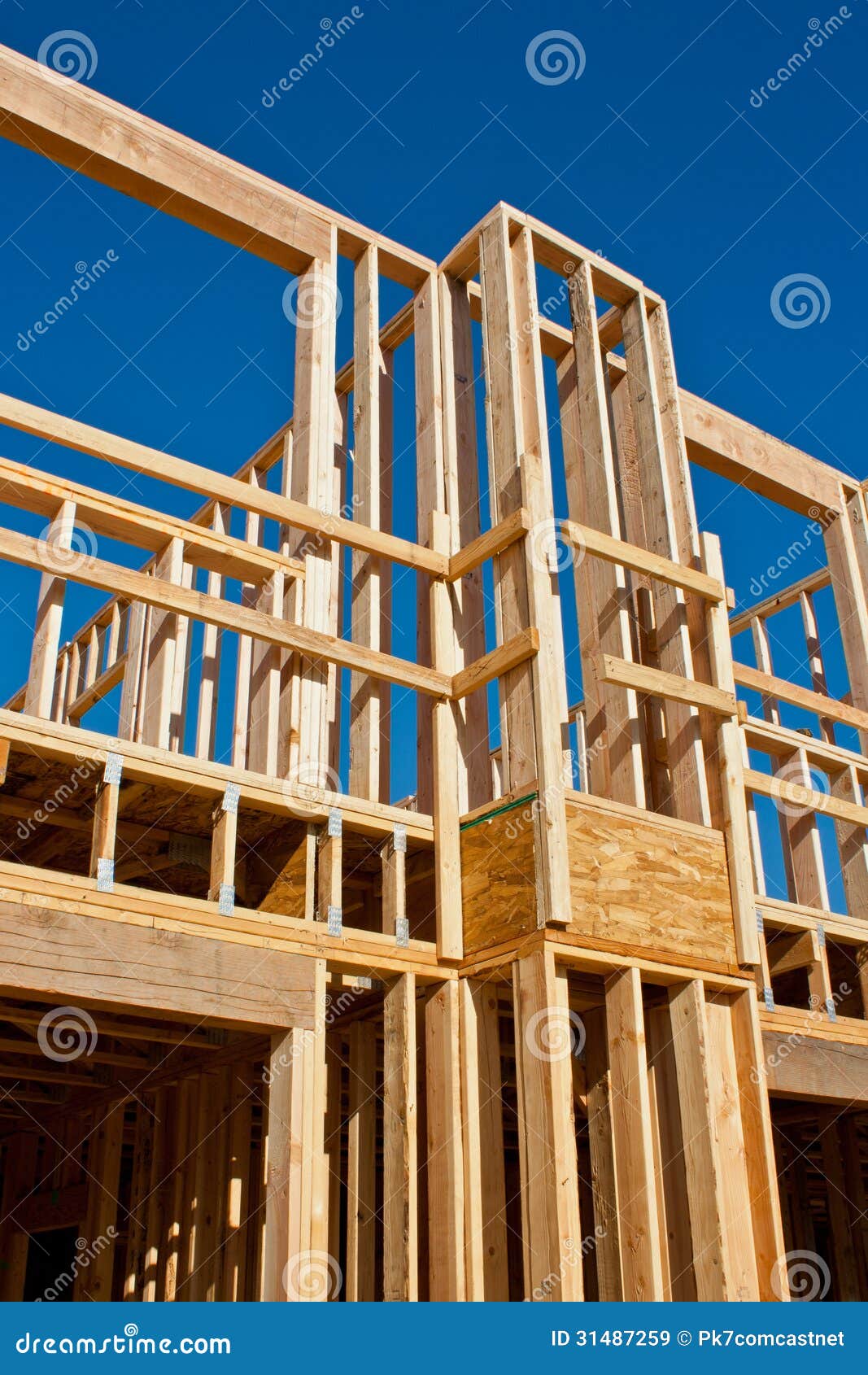 Construction Framing stock image. Image of plywood, boards - 31487259