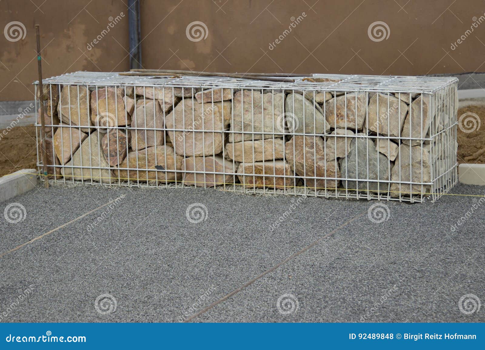 Gabion Wall Royalty-Free Stock Image | CartoonDealer.com #22750282