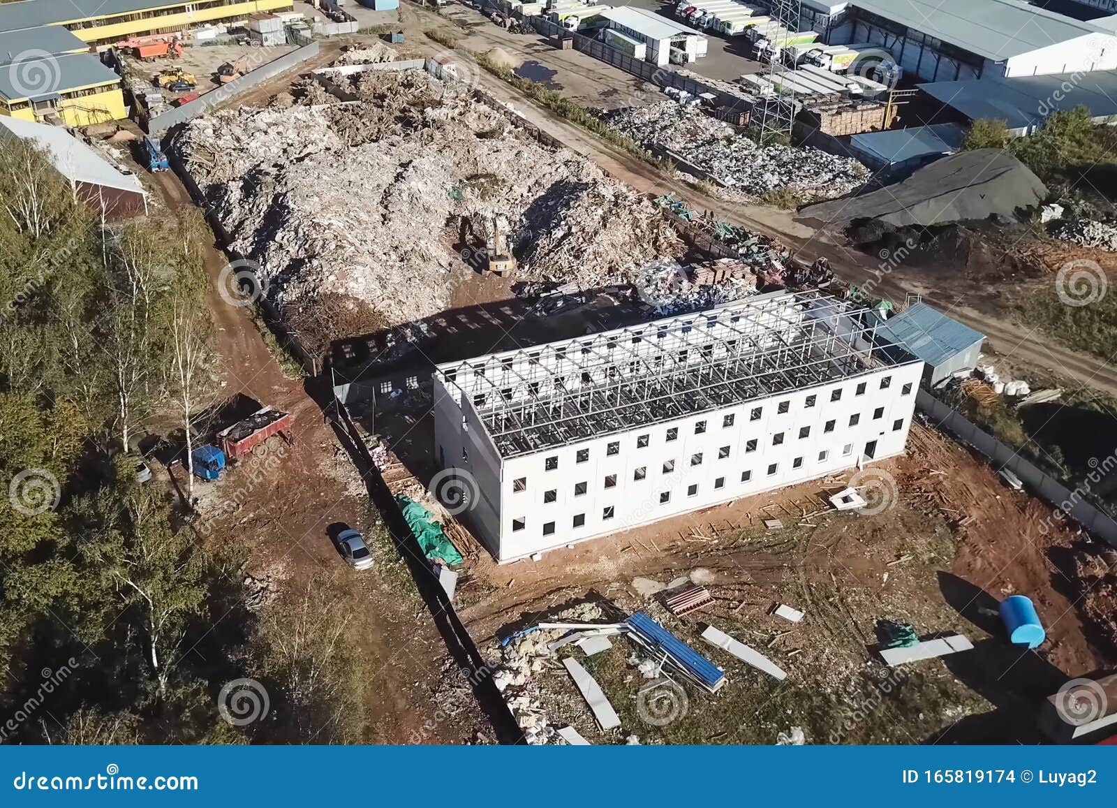 Construction Garbage Warehouse. Construction Garbage Stock Photo ...