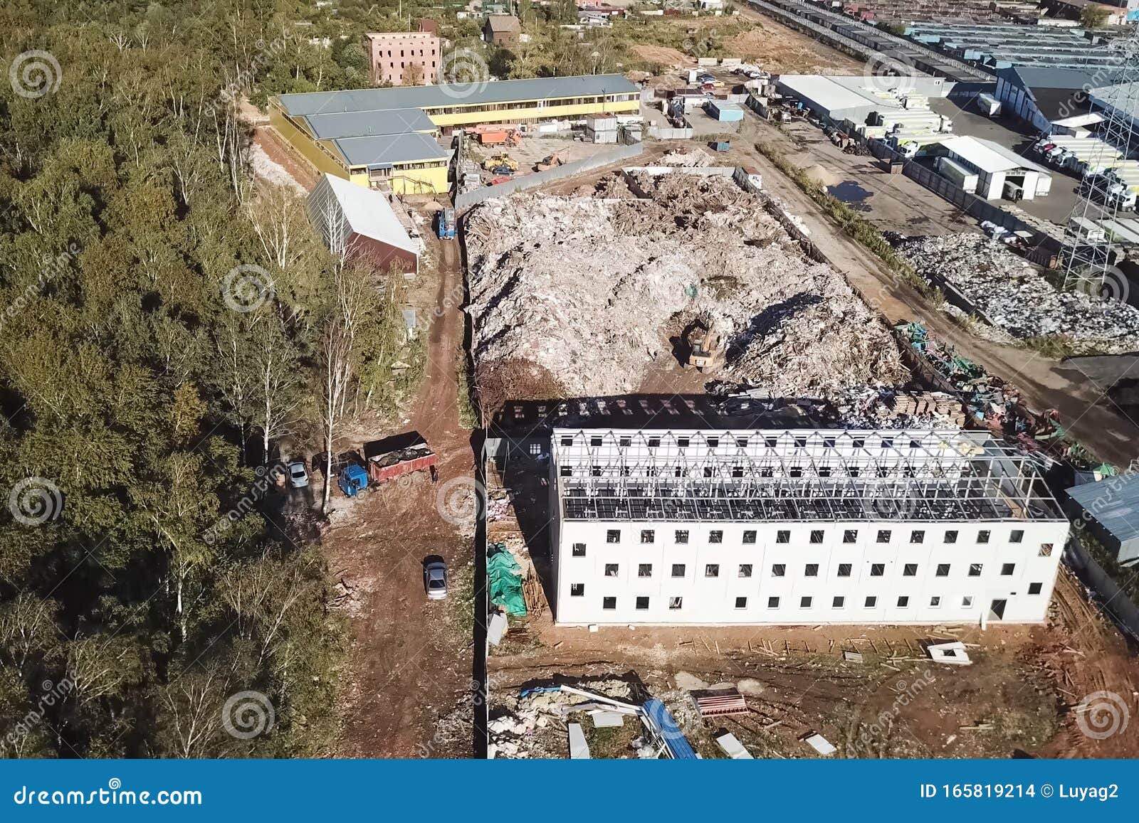 Construction Garbage Warehouse. Construction Garbage Stock Photo ...