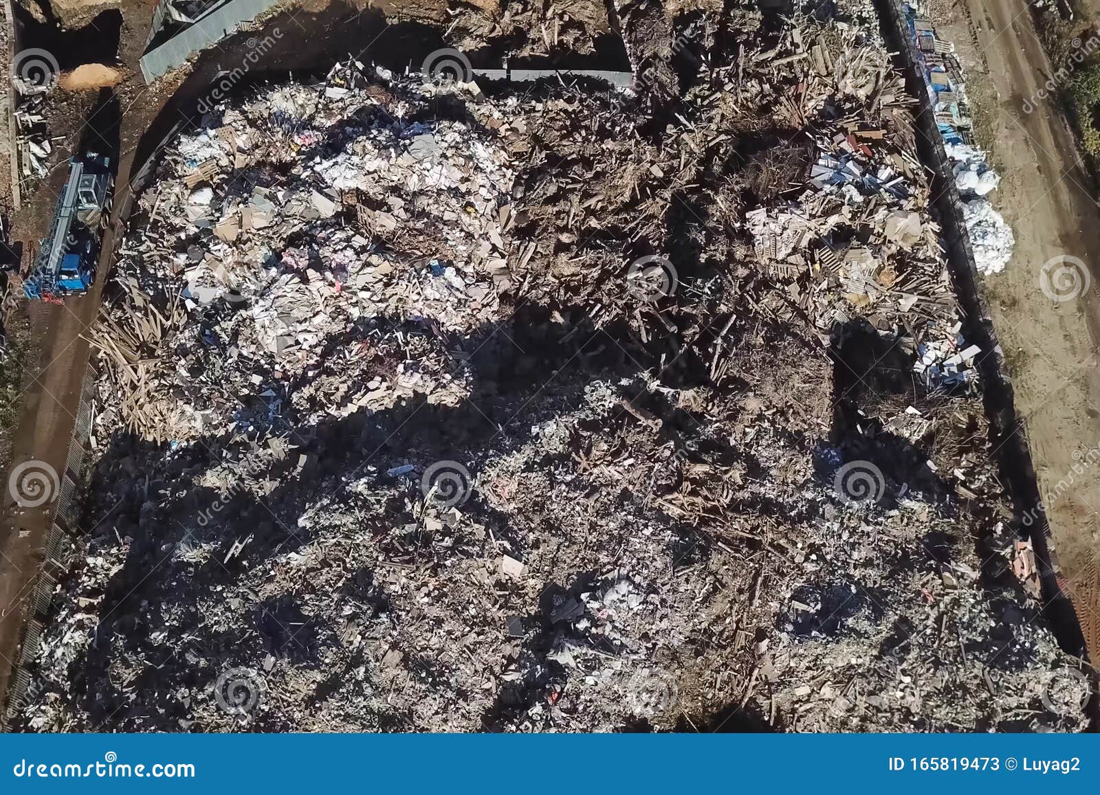 Construction Garbage Warehouse. Construction Garbage Stock Image ...