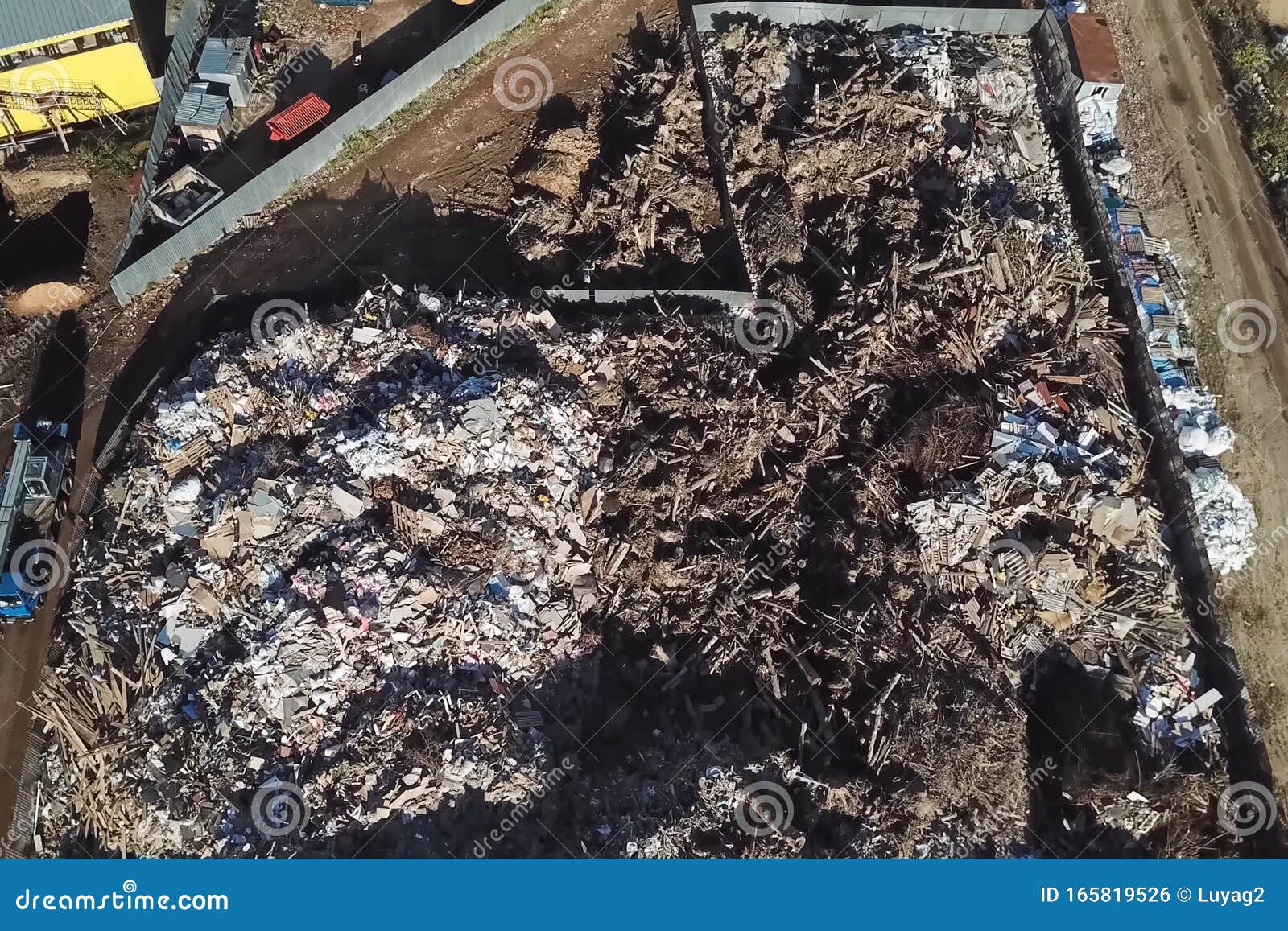 Construction Garbage Warehouse. Construction Garbage Stock Photo ...