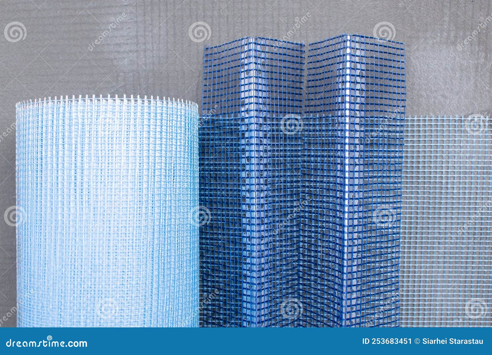 Construction Grid for Plaster Stock Image - Image of work, house: 253683451