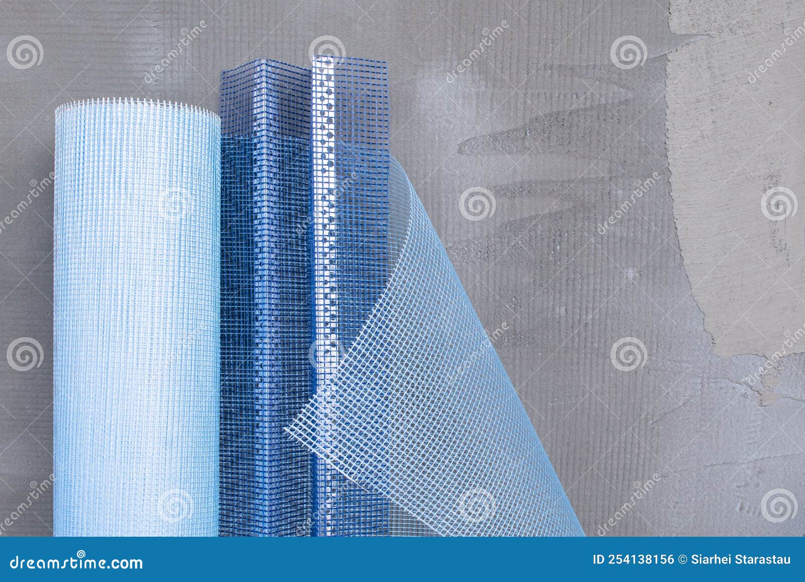 Construction Grid for Plaster Stock Photo - Image of house, residential ...