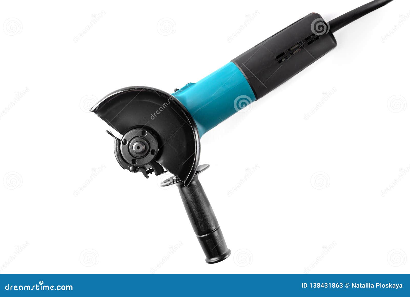 Construction Grinder Isolated on White Background. Stock Image - Image ...