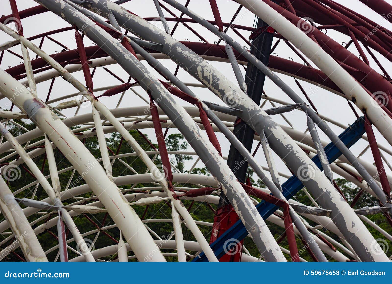 Construction of a Ground Dome in Taipei Stock Photo - Image of ...