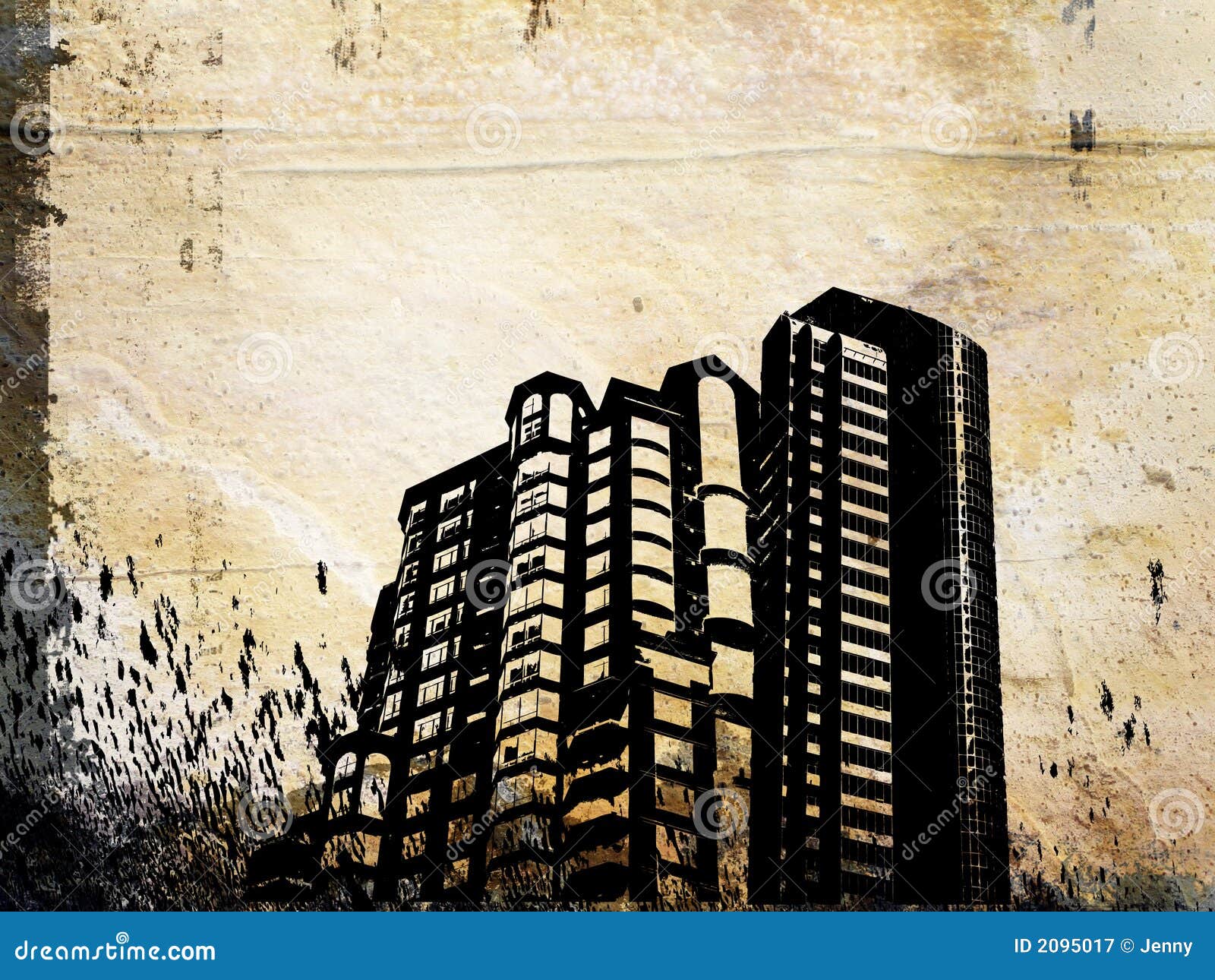 Construction grunge illustration stock. Illustration du repèré - 2095017