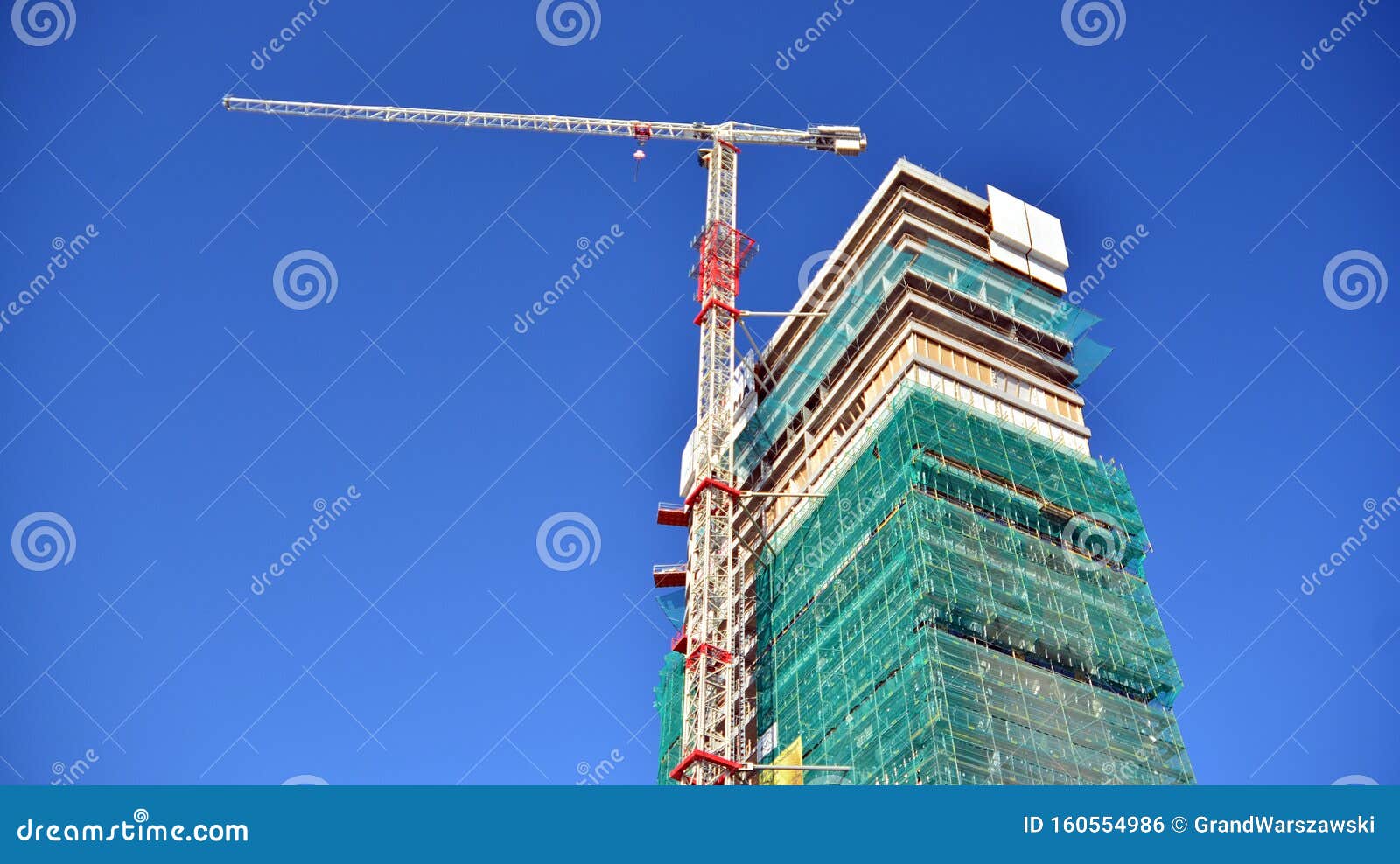 Construction of the Hanza Tower Office Building. Editorial Photo ...