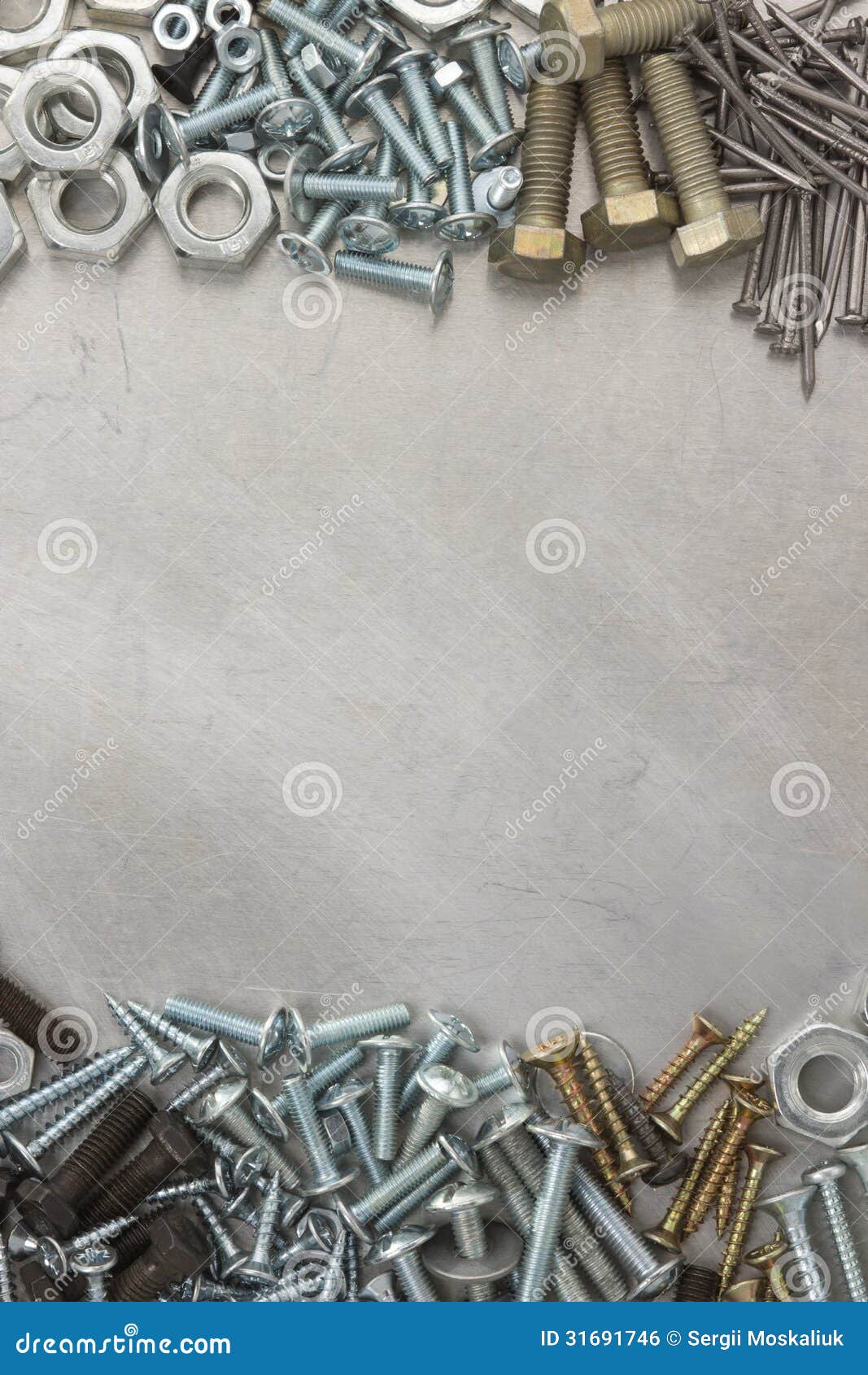 Construction hardware stock photo. Image of nuts, copy - 31691746