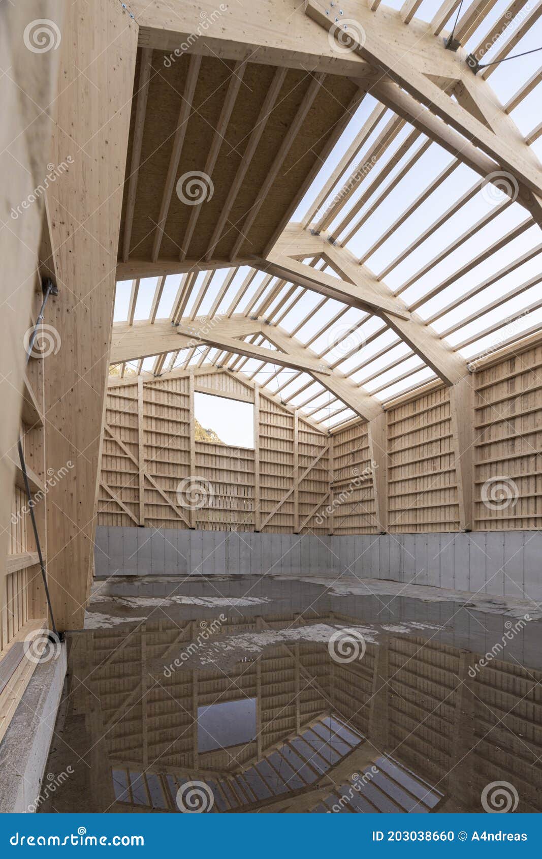 Construction of a Hay Shed with Constructive Timber Construction and ...